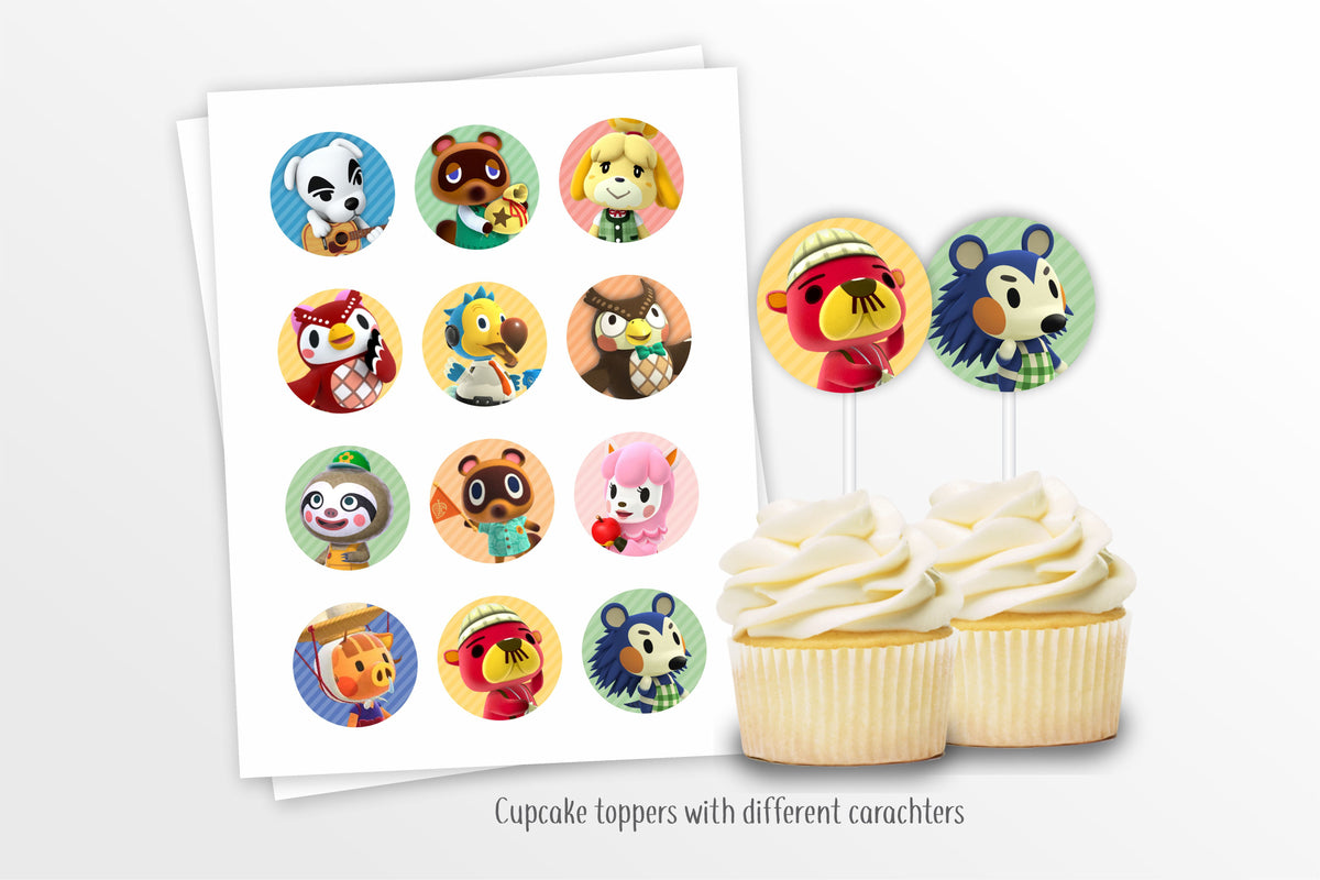 Animal Crossing Party Decorations Bundle – Easy Inviting