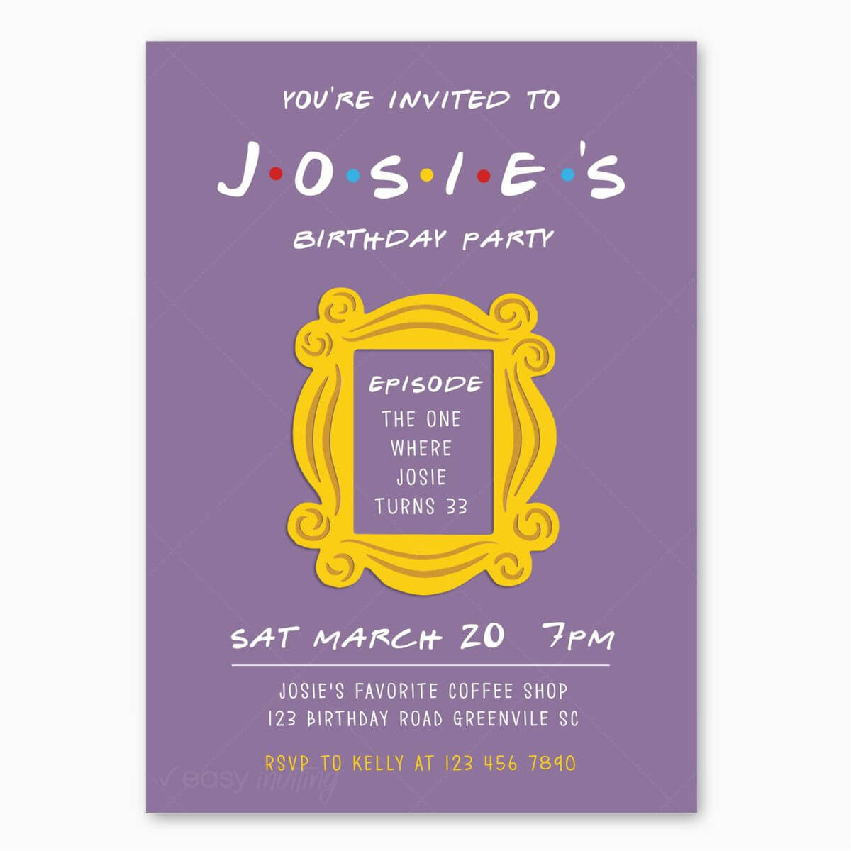 Friends Birthday Invitation – Easy Inviting