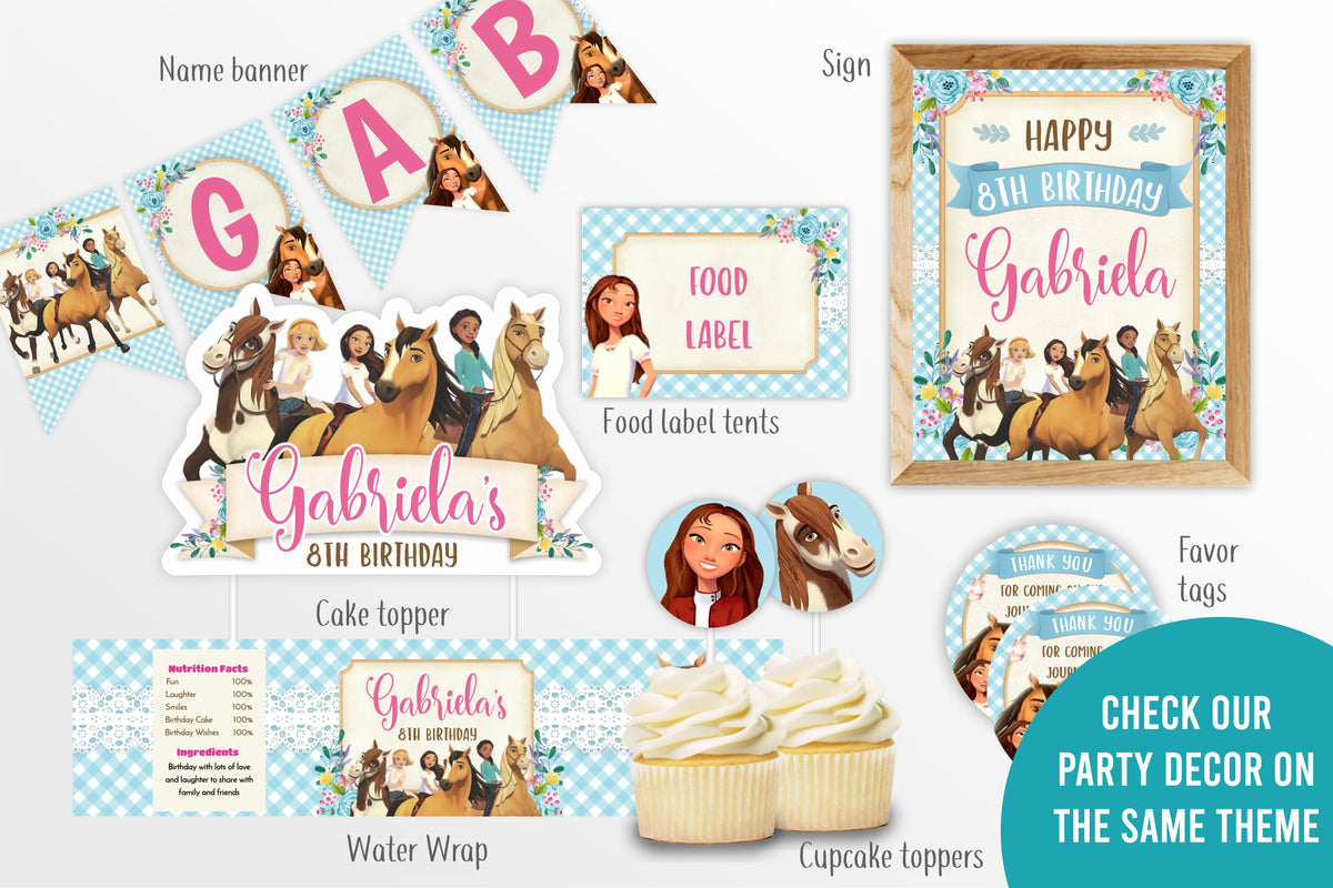 Spirit Riding Free Birthday Invitation – Easy Inviting